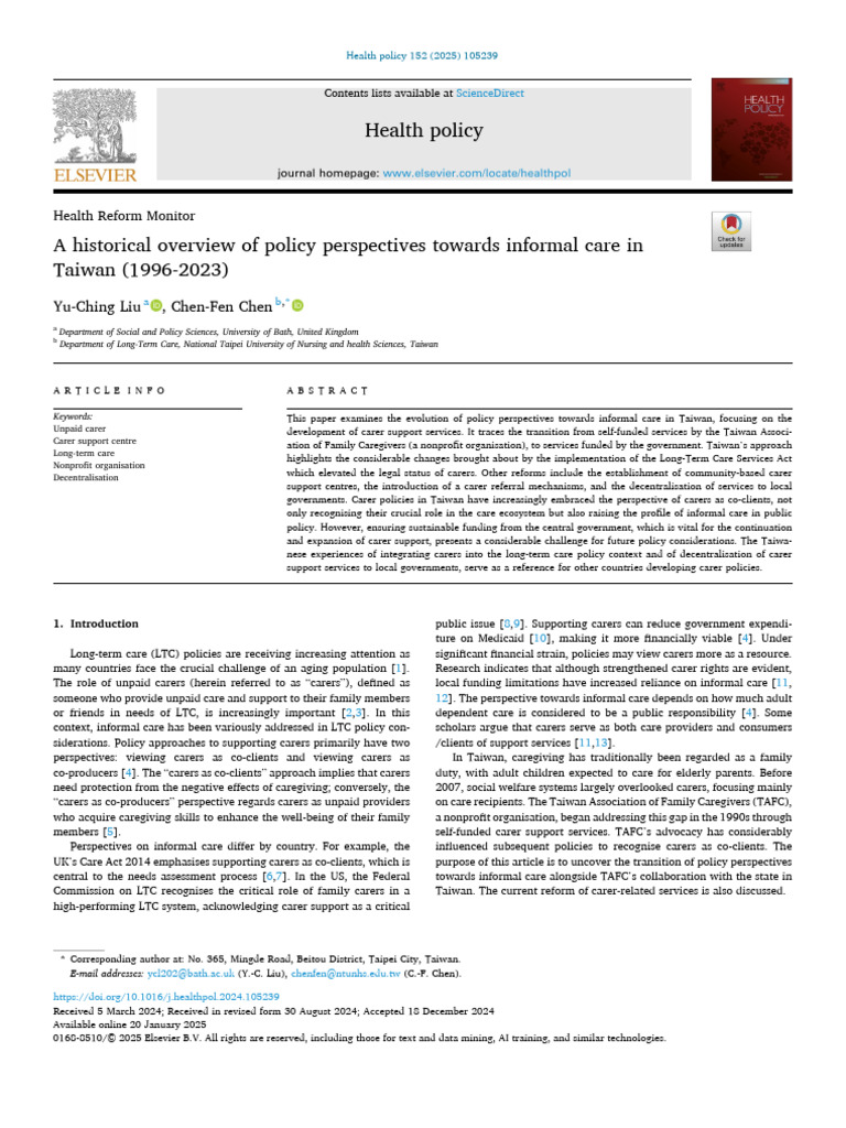 A Historical Overview of Policy Perspectives Towards Informal 2025 ...