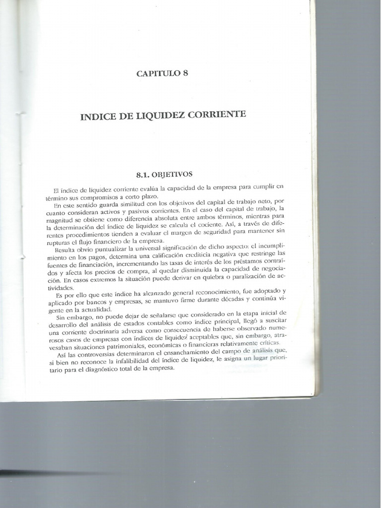 Analisis e Interpretacion de Los EECC Cap 8 | PDF