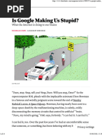 Google Effects on Memory | PDF | Science