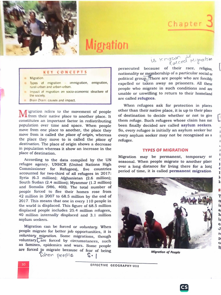 CH - 3 Migration | PDF