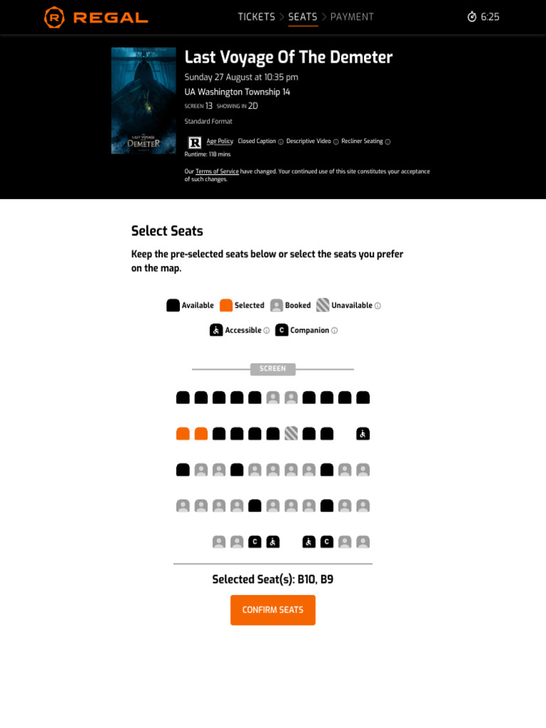Regal - Select Seats | PDF