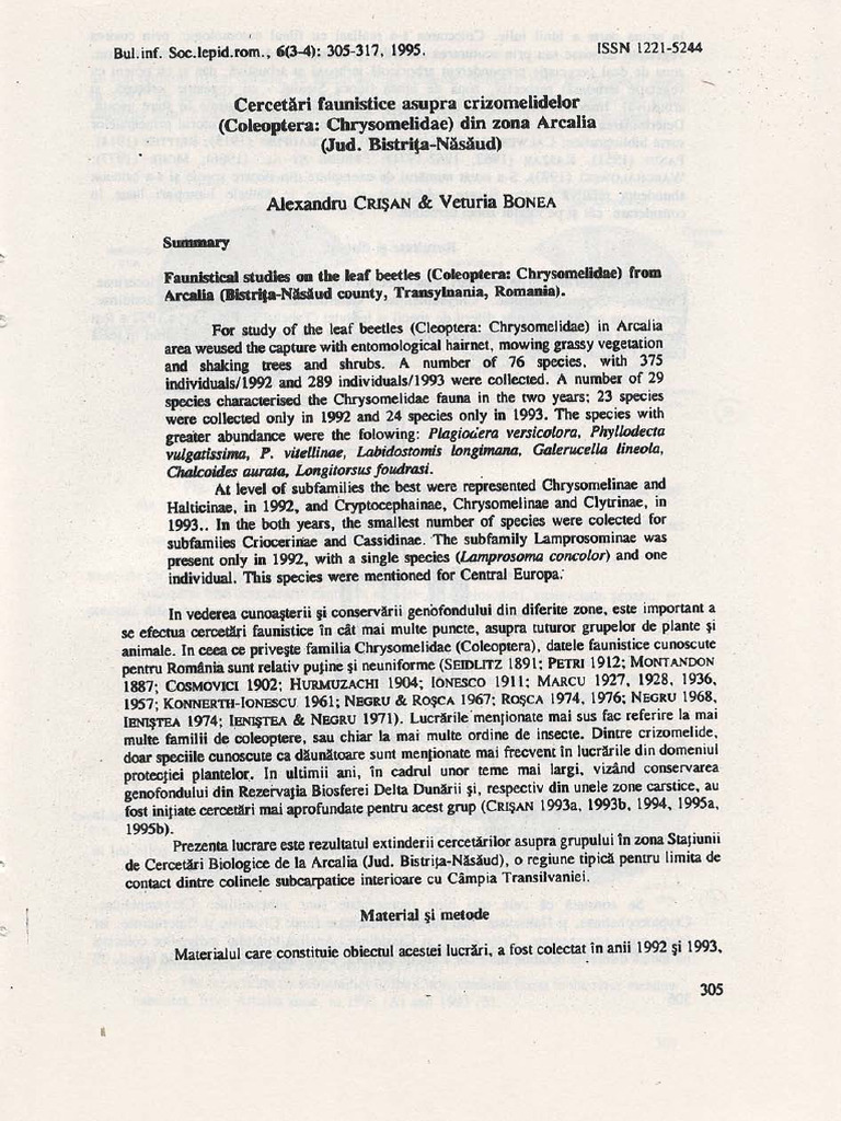 BIE06cd199513 Crisan Bonea | PDF