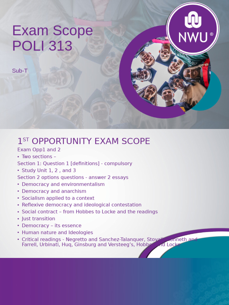 POLI 313 Exam Scope Overview | PDF