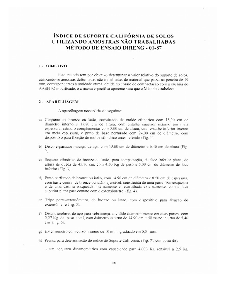 Norma CBR Metodo Direng | PDF