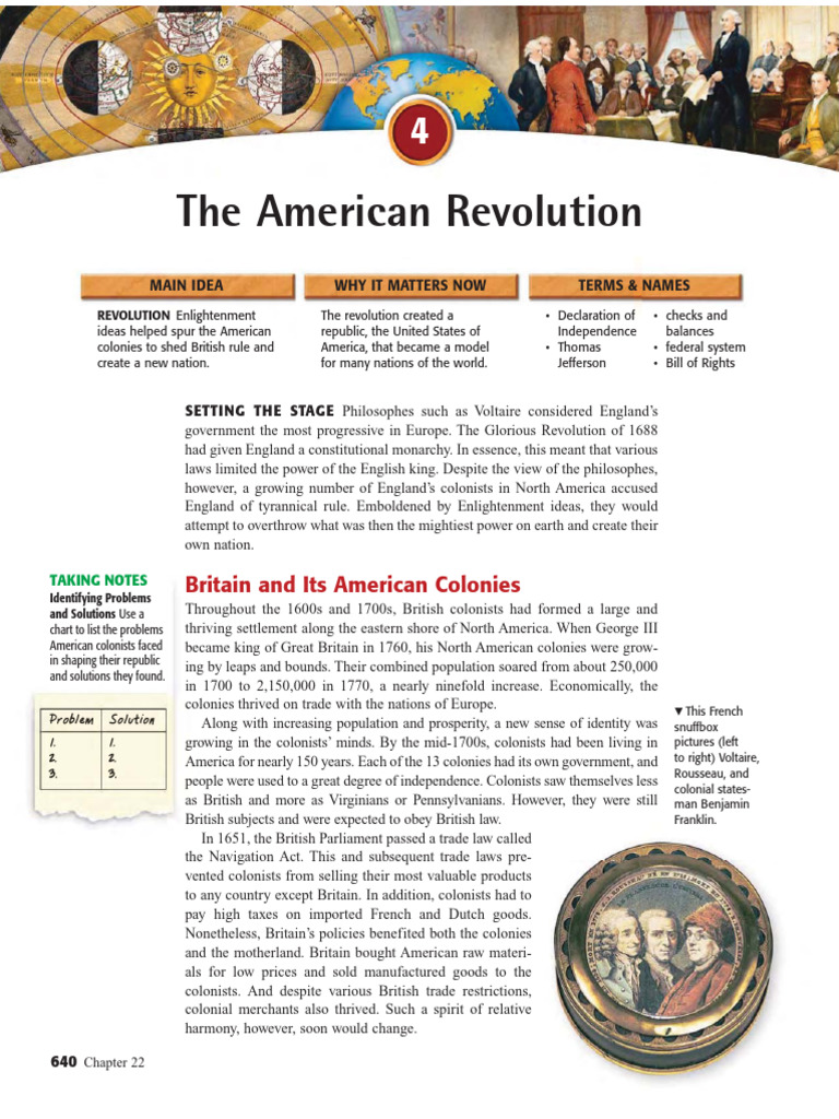 Problems and Solutions in American Revolution | PDF | Constitution ...