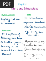 Chapter 1 Physics (Units and Measurement) (Class 11th) | PDF | Quantity ...