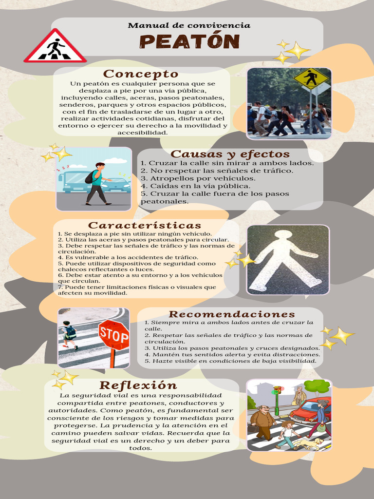 Infografias Manual de Convivencia. (Leyner Armijos) | PDF | Tráfico | Peatonal