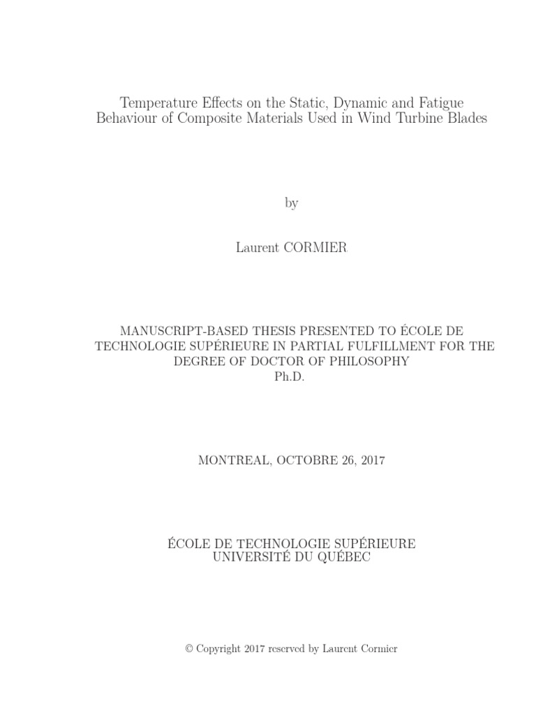 CORMIER Laurent Thèse | PDF | Composite Material | Strength Of Materials