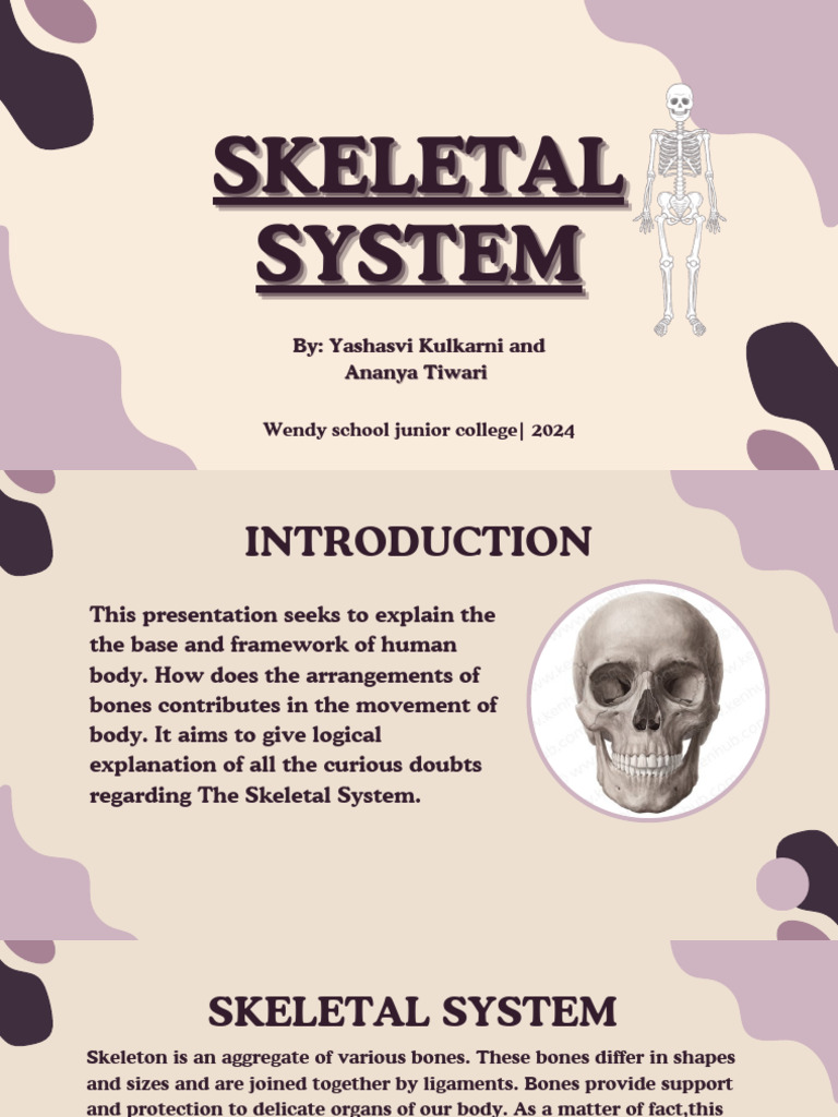 Understanding the Skeletal System | PDF | Anatomical Terms Of Motion ...