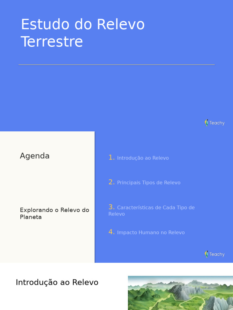 Estudo do Relevo Terrestre e Seus Impactos | PDF | Terreno | Deserto