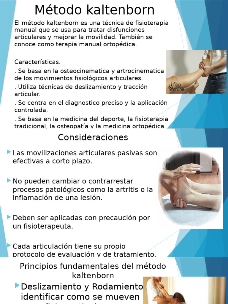 Método Kaltenborn 100448 | PDF | Terapia física | Enfermedades y trastornos