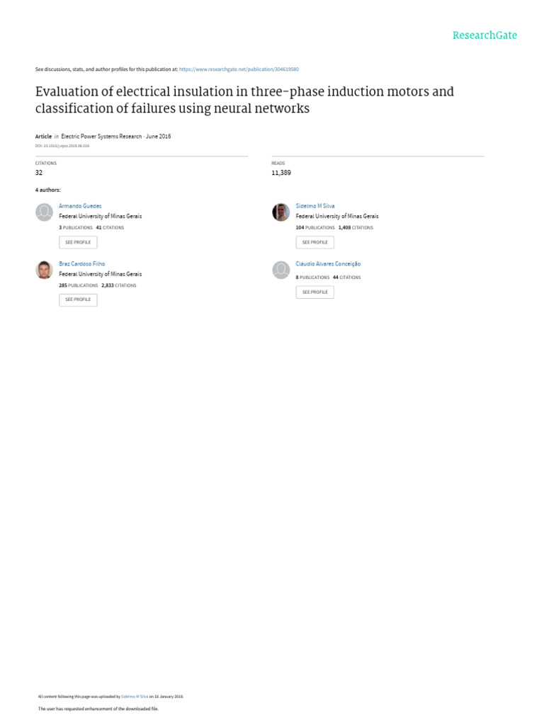 EvaluationofElectricalInsulation ResearchGate | PDF | Capacitor | Support Vector Machine