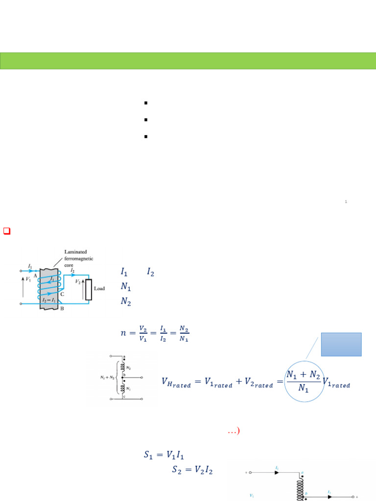 Auto Transformers and Per Unit Systems | PDF | Transformer | Electronic ...