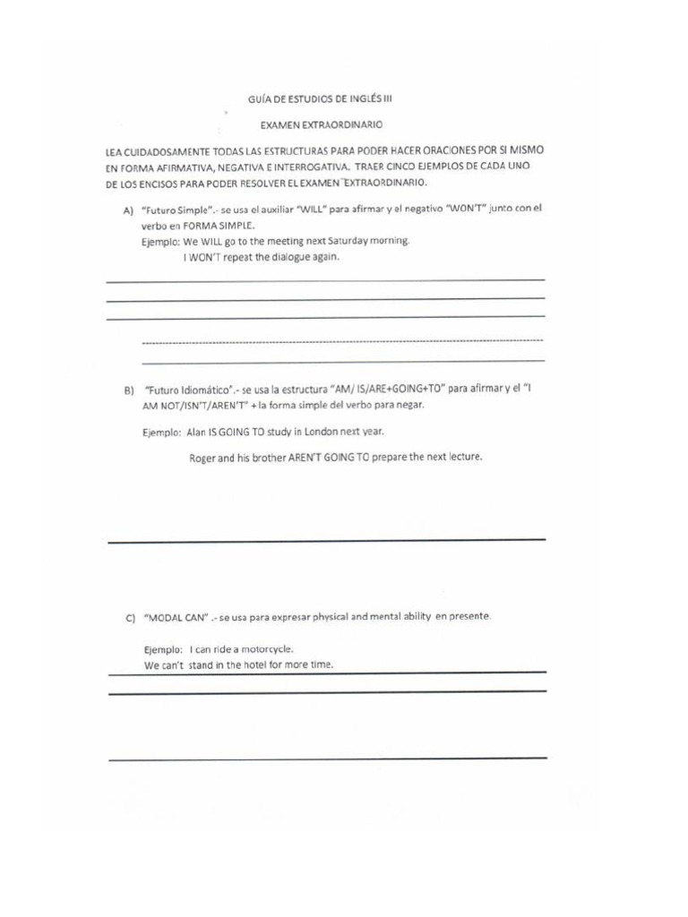 Guia Ingles Iii Mata Ayala Beatriz | PDF