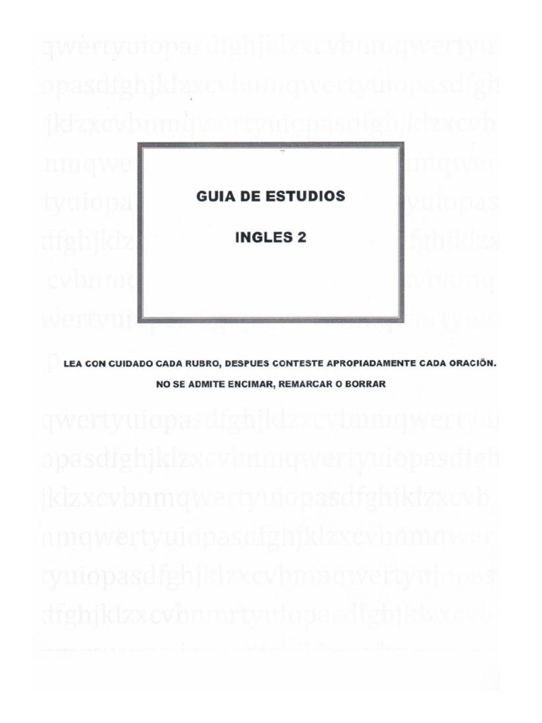 Guia Ingles Ii Mata Ayala Beatriz | PDF