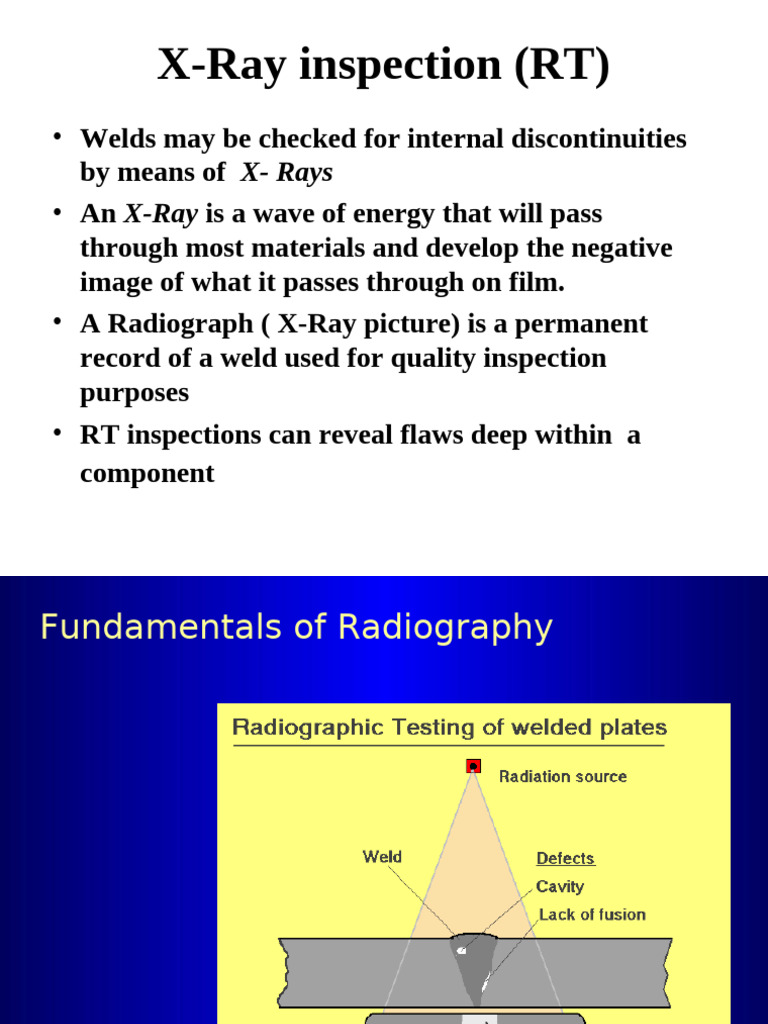RT Presentation | PDF | X Ray | Radiography