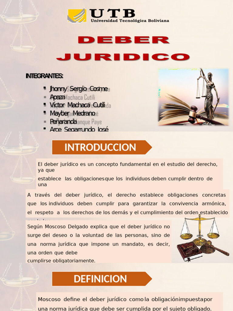 Deber Juridico | PDF | Estado (política) | Moralidad