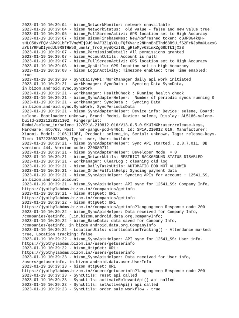 Logg_20230119 | PDF | Software | Computer Science