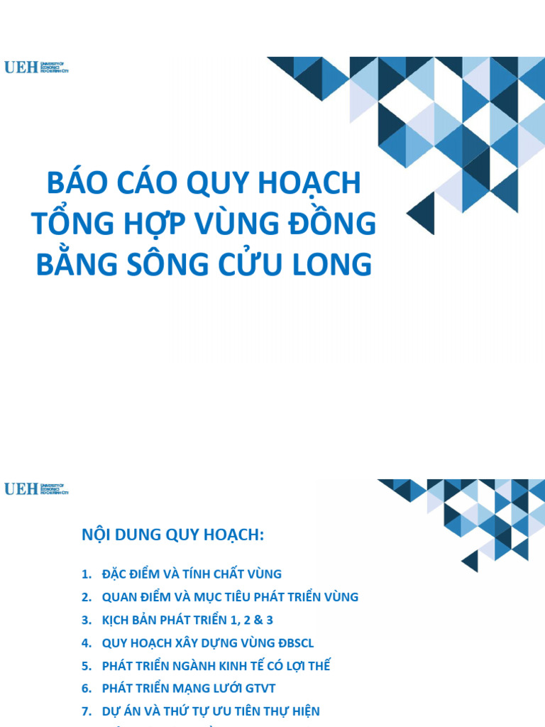 Quy Hoach DBSCL | PDF