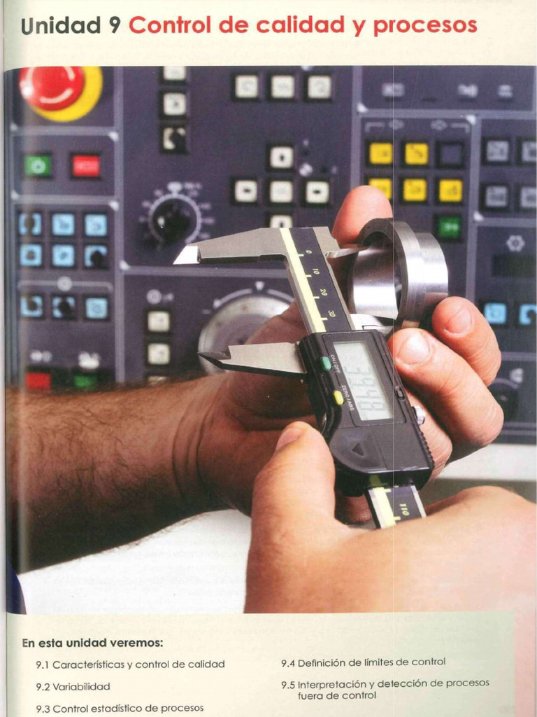 UD09 - Control de Calidad y Procesos - Alum | PDF