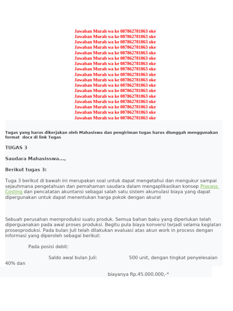 Soal Akbi Tugas 3 | PDF