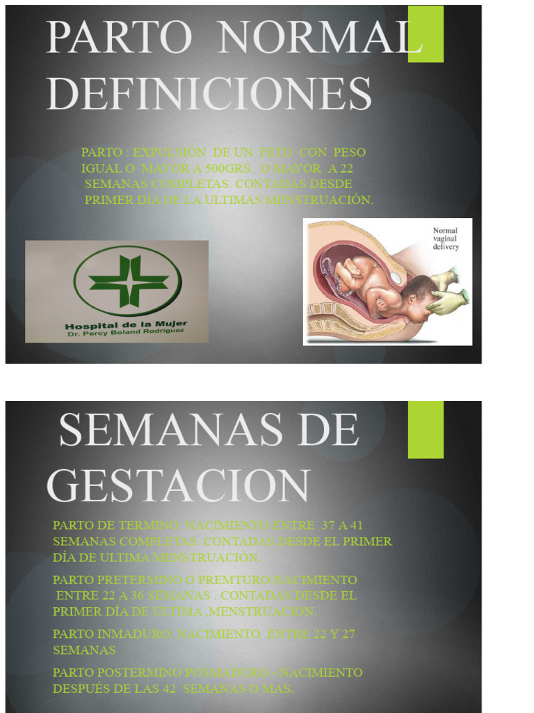 Parto Normal Ucebol 2018 | PDF | Parto | El embarazo