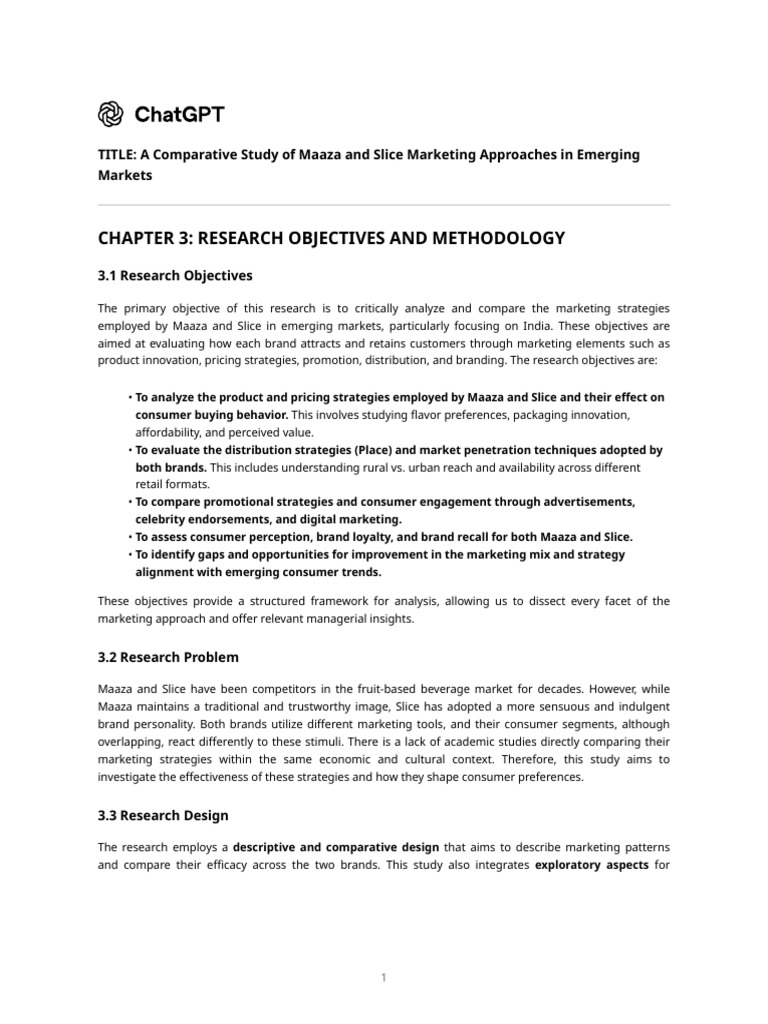 Maaza Slice Marketing | PDF | Survey Methodology | Marketing