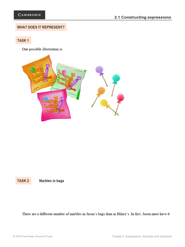 What Does It Represent SOLUTIONS | PDF