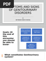 Genitourinary System Symptoms Overview | PDF | Urinary System ...