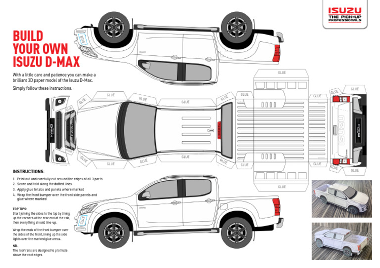 Build Your Own Isuzu D-Max Model | PDF | Motor Vehicle | Land Vehicles