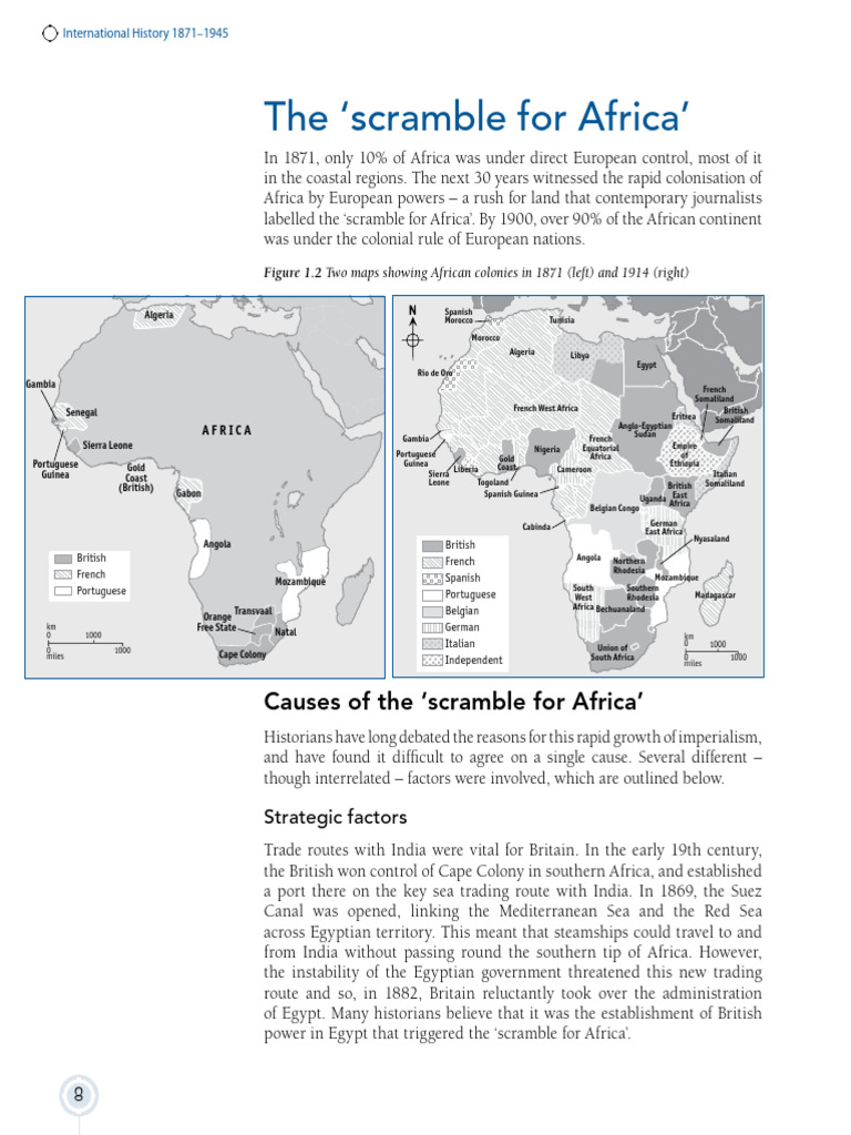 Scramble for Africa Overview | PDF | Africa | British Empire