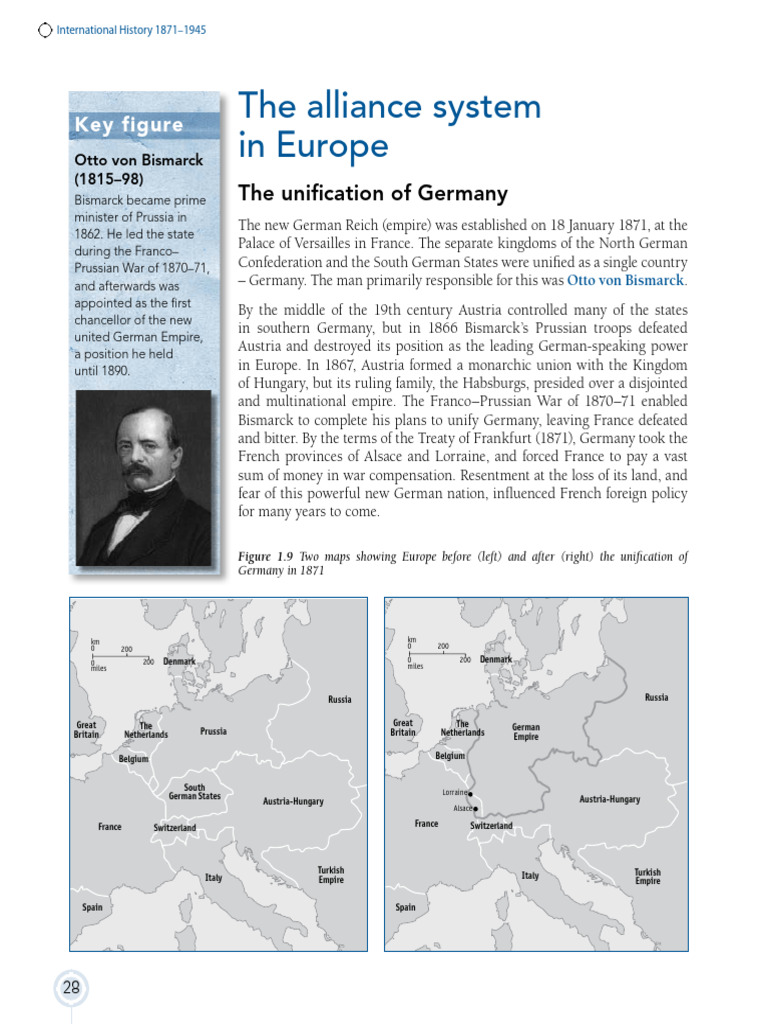 Worksheet Alliance System | PDF | German Empire | Otto Von Bismarck