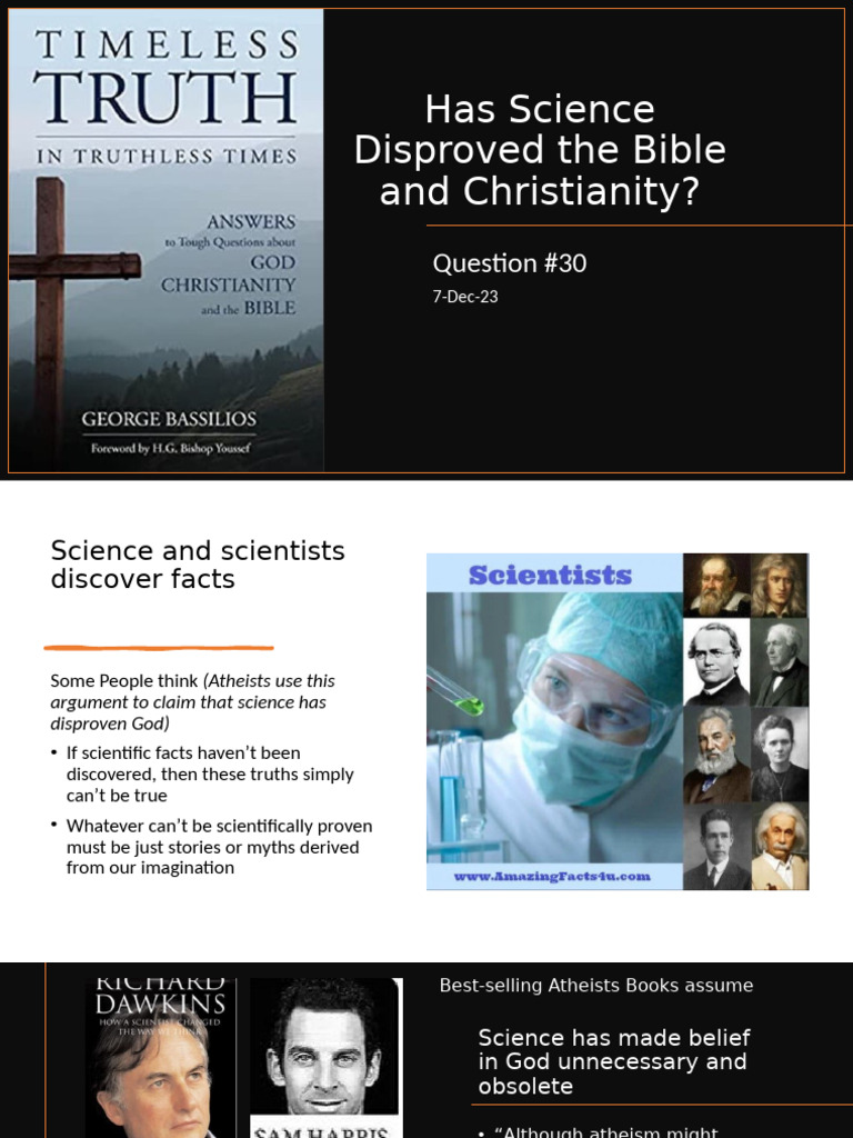 08 Has Science Disproved The Bible and Christianity - Mary Younan | PDF ...