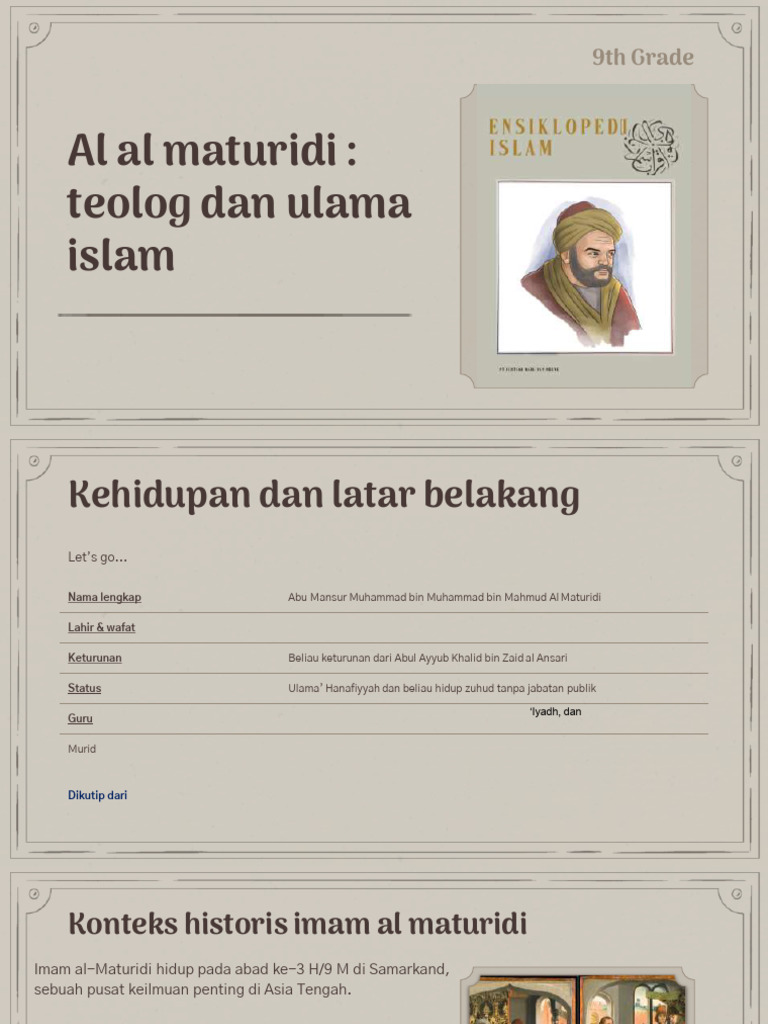 Al Maturidi | PDF