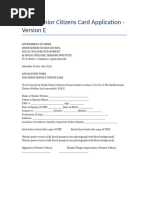 Senior Citizen ID Card Application Form | PDF | Identity Document ...