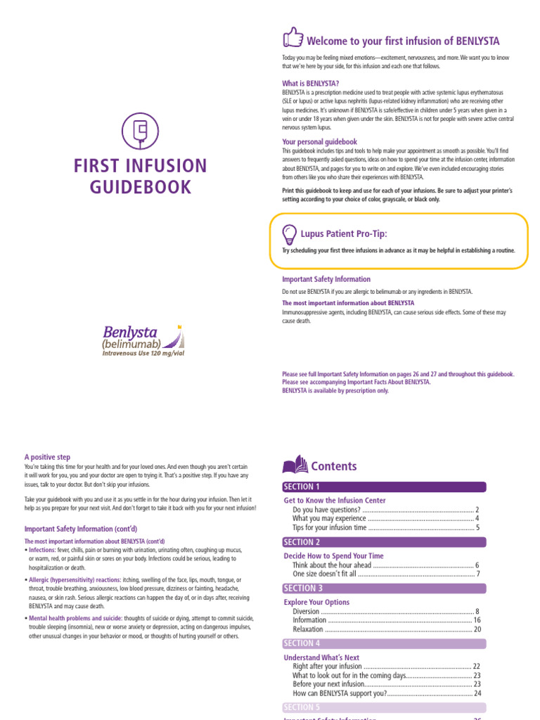 Benlysta | PDF | B Cell | Intravenous Therapy