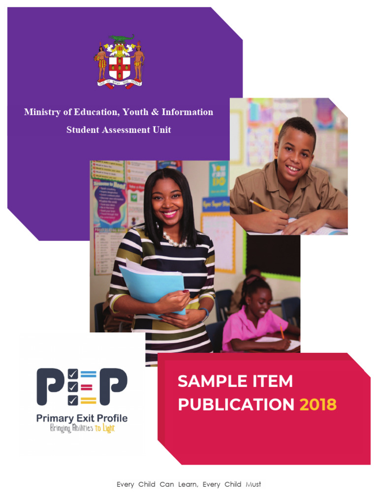 PEP Science Assessment Sample Items | PDF