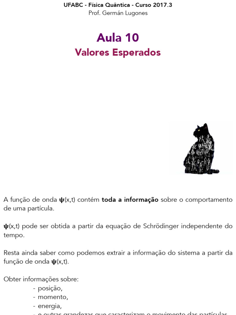 FQ Capitulo10 | PDF | Mecânica Quântica | Princípio da incerteza