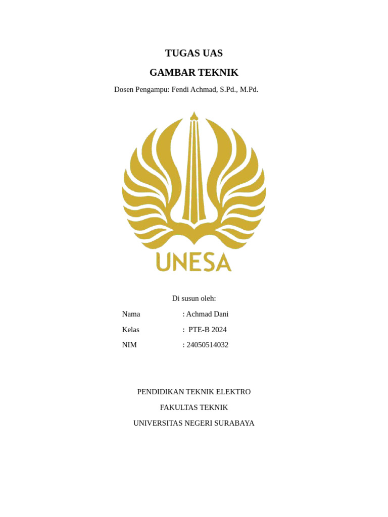 032 - Achmad Dani - Gamtek Gedung A9 | PDF