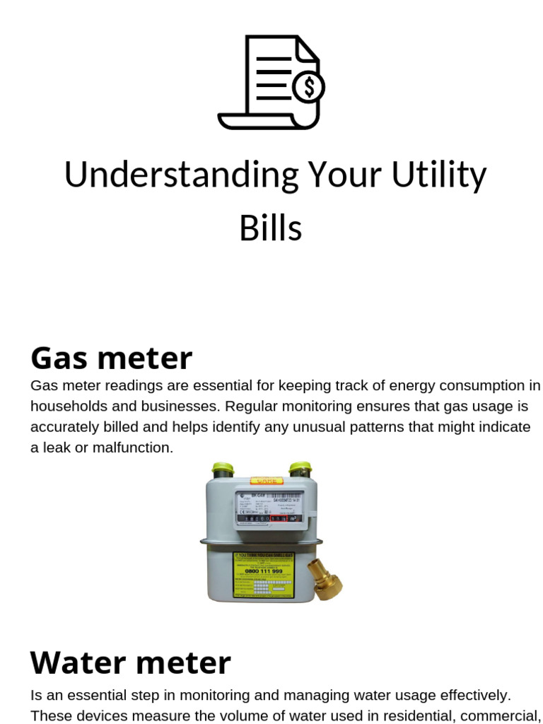 Understanding Your Utility Bills.pdf | PDF | Energy Conservation ...