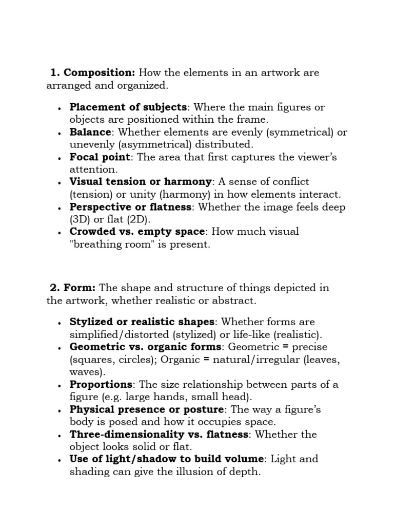 Art Elements: Composition, Color, Texture | PDF | Vision