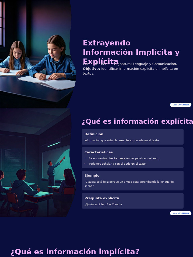 Extrayendo Informacion Implicita y Explicita | PDF