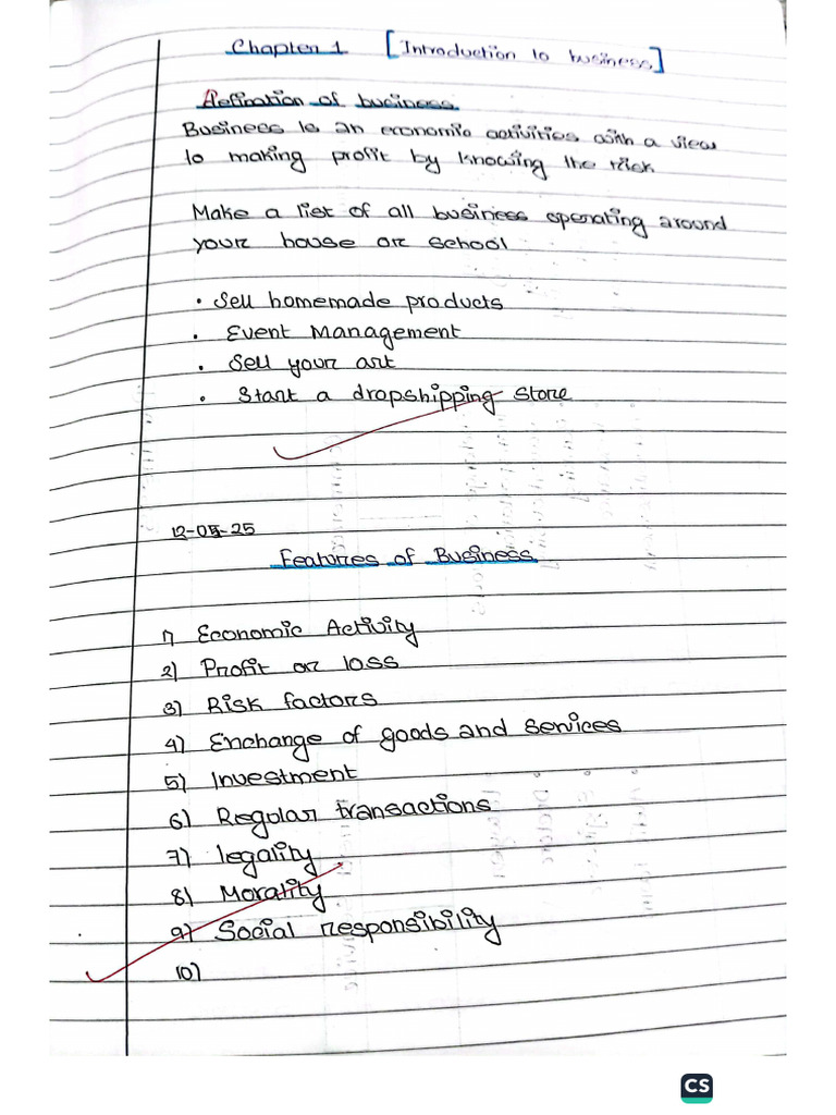 All Notes of Business | PDF