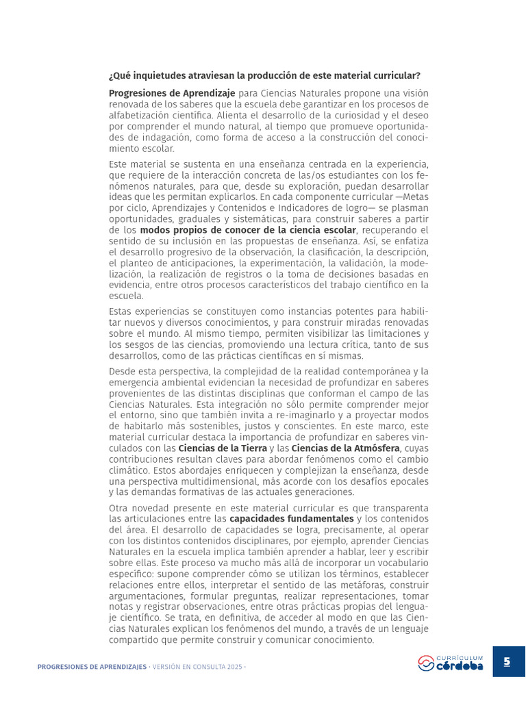 Csnat | PDF | Enseñando | Plan de estudios