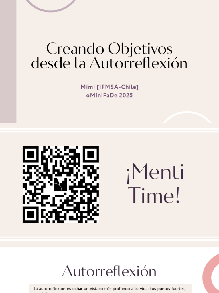 Objetivos SMART a través de Autorreflexión | PDF