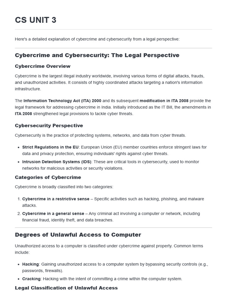 CS Unit 3 | PDF | Phishing | Cybercrime