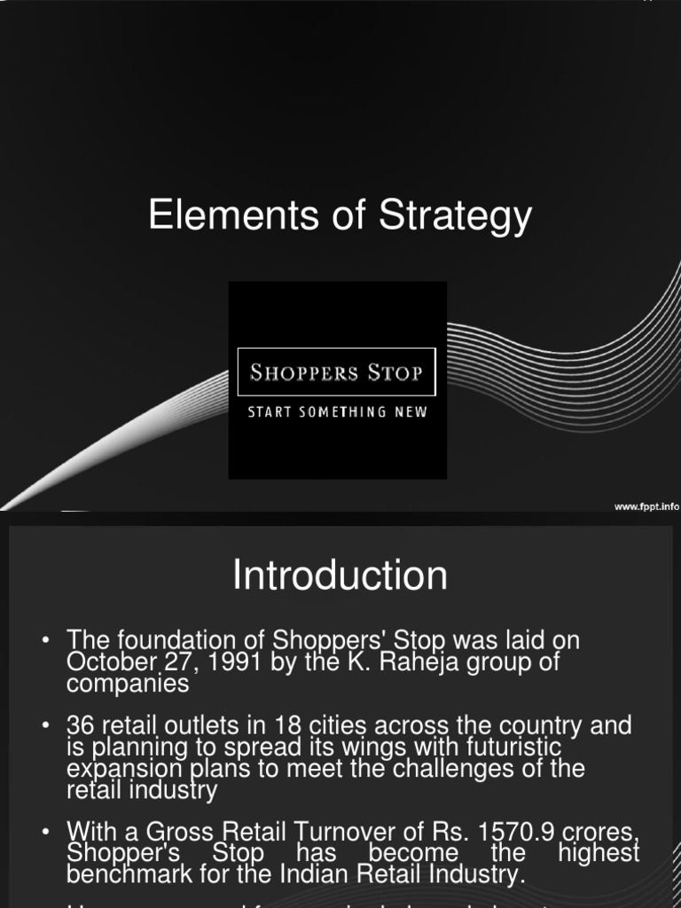 Shoppers Stop: Strategy and Growth Insights | PDF | Retail | Customer ...