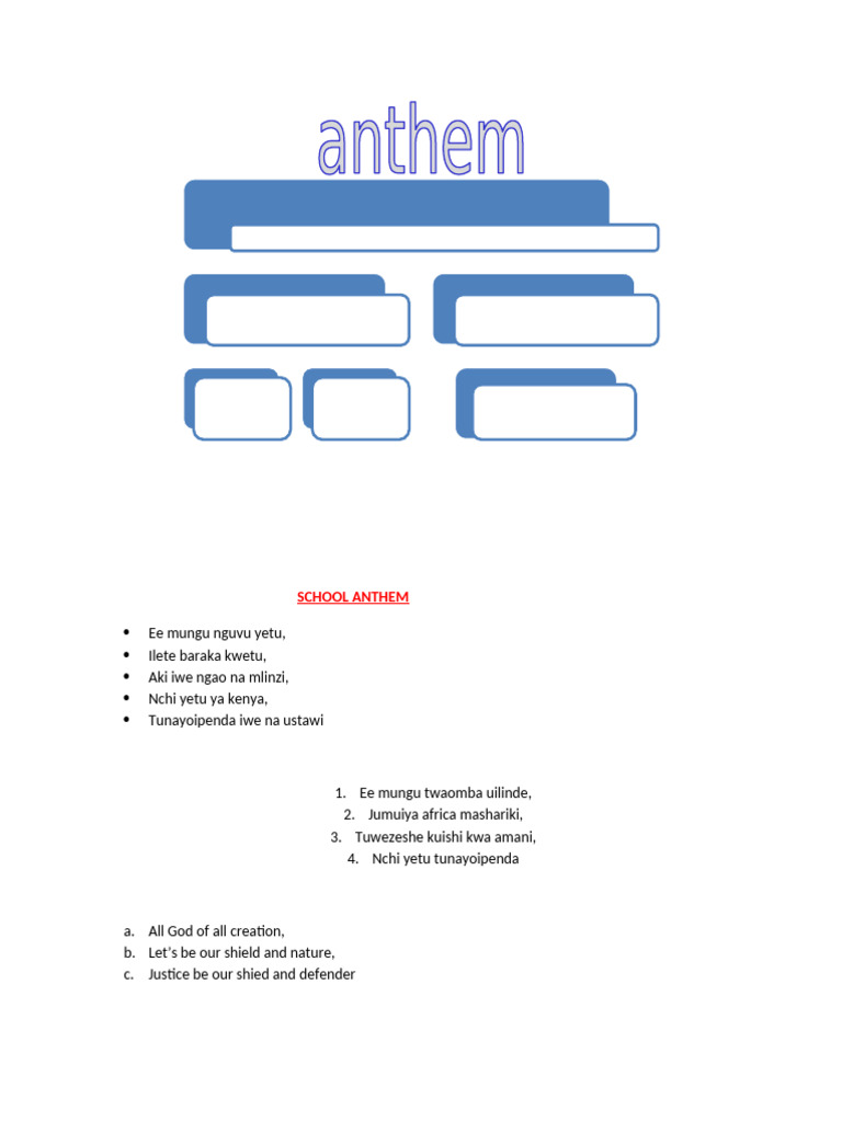 School Anthem | PDF