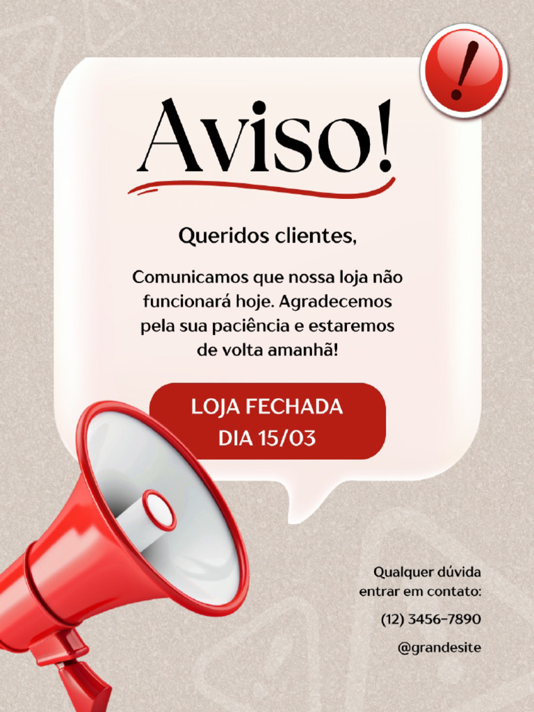 Aviso | PDF