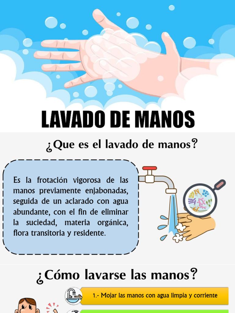 Pasos Efectivos para el Lavado de Manos | PDF